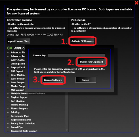 How do I activate my standalone PC license? | FlashCut CNC