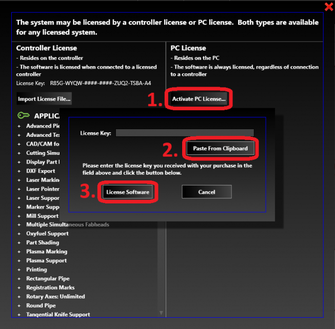 How do I activate my standalone PC license? | FlashCut CNC